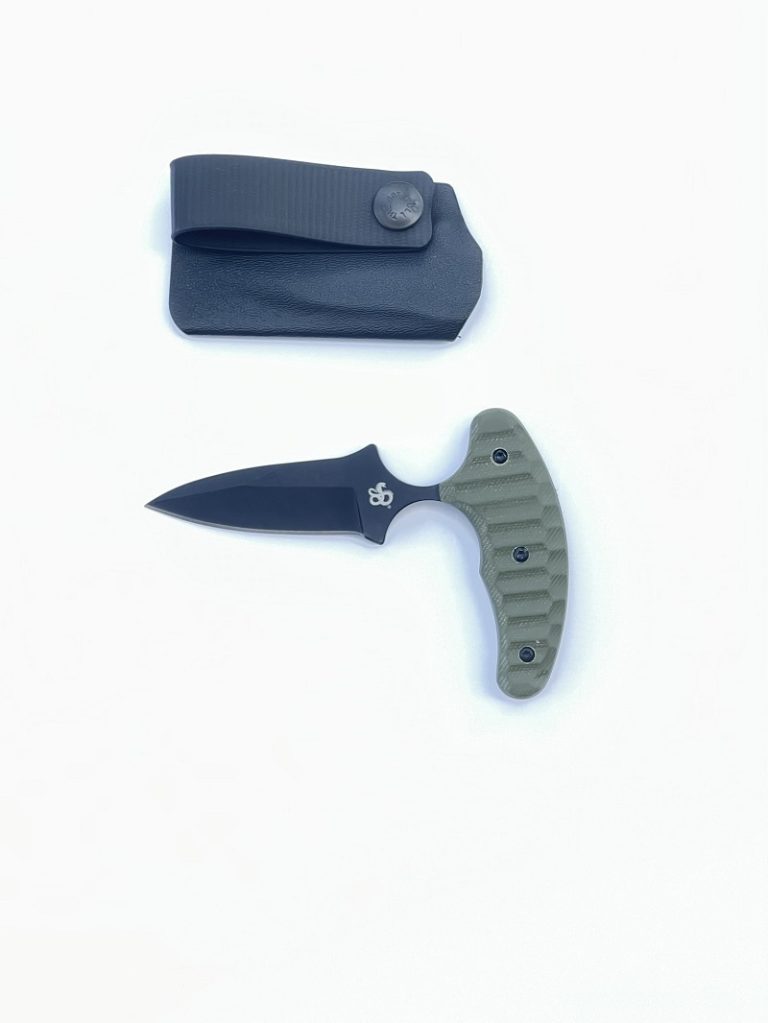 Push Dagger BLACK with OD Green Handle – Shivworks Products Group